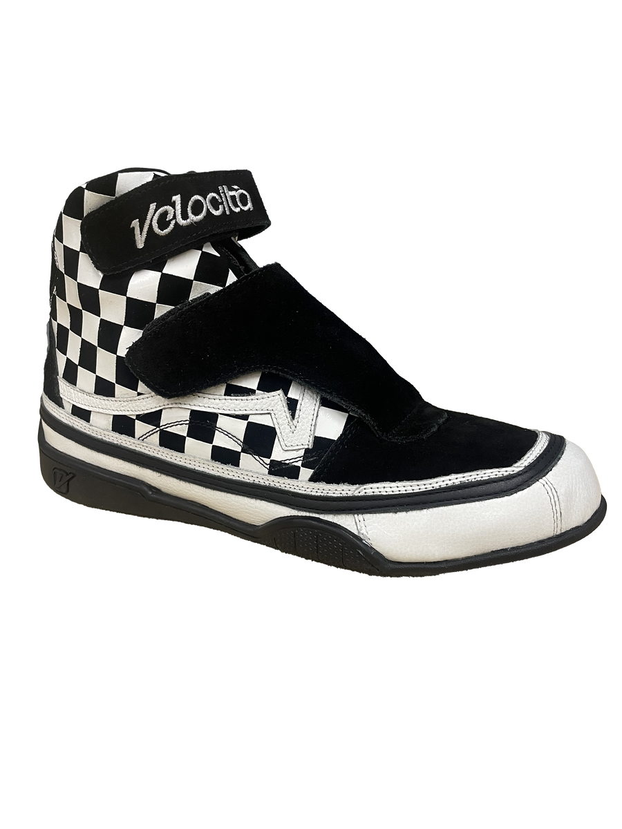 Checkered Logo Racing Shoes– Velocita-usa