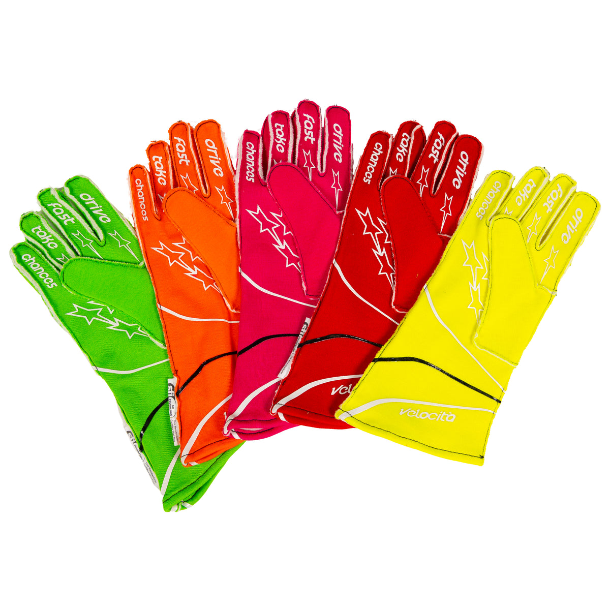 Velocita Stars V-2 Full Color Gloves– Velocita-USA