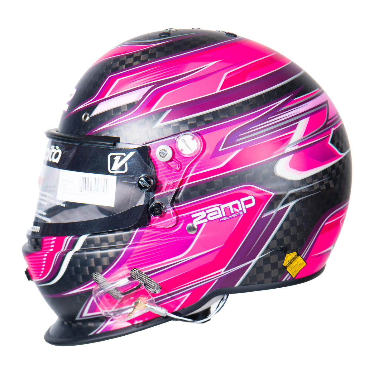 RZ-67 Pro Series-Carbon Fiber-Pink Graphic Helmet– Velocita-USA