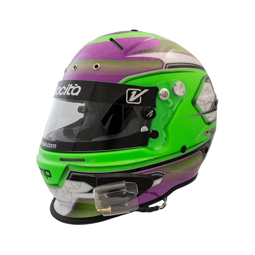 RZ-70 Pro Series Helmet Green/Purple– Velocita-USA